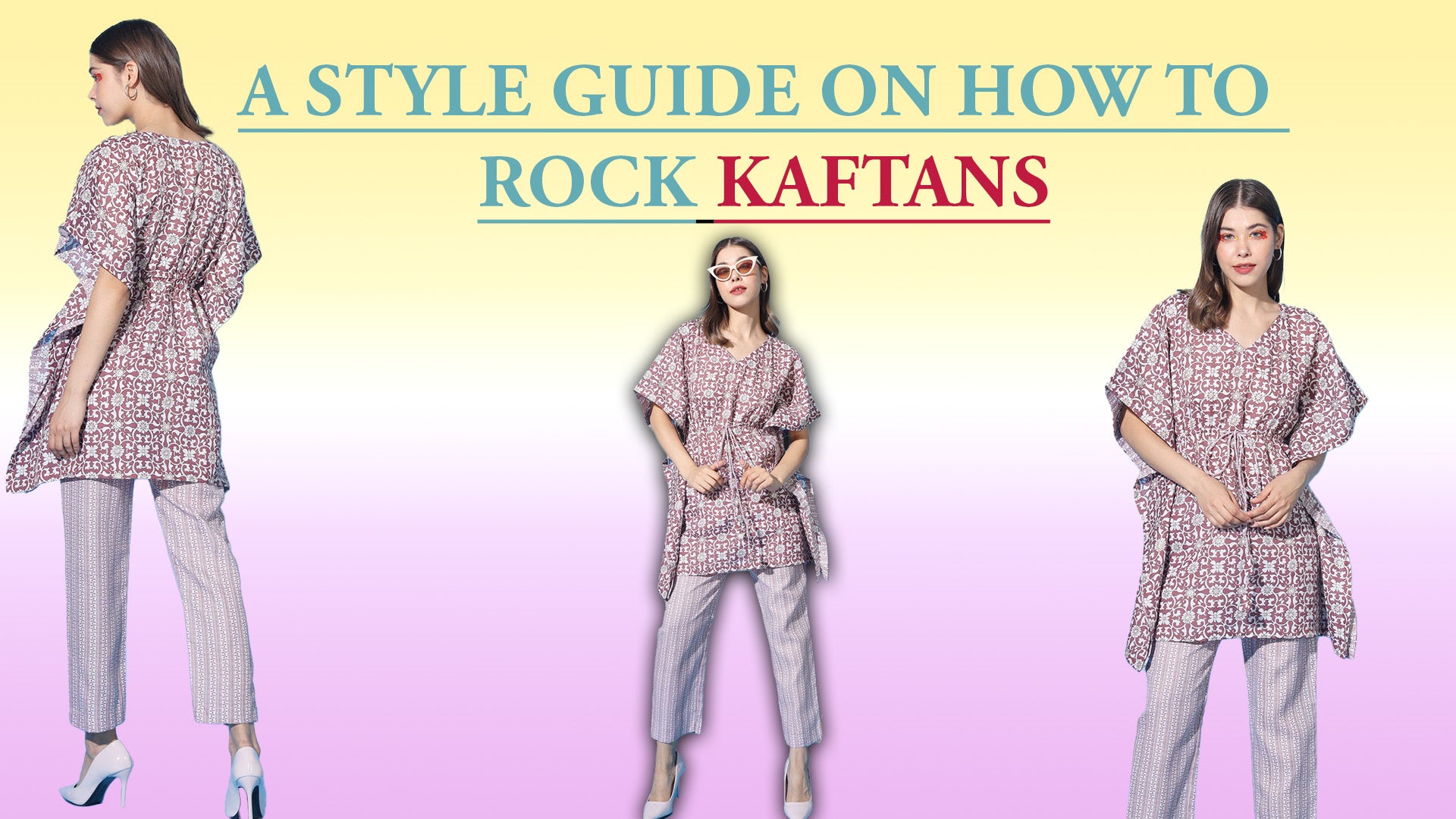 A Style Guide on How to Rock Kaftans – Matwali